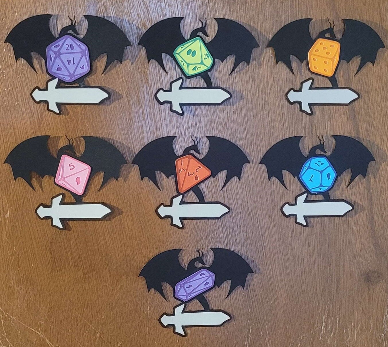 DND Door Decorations Fully Assembled Set of 7 College Dorm or Classroom ...