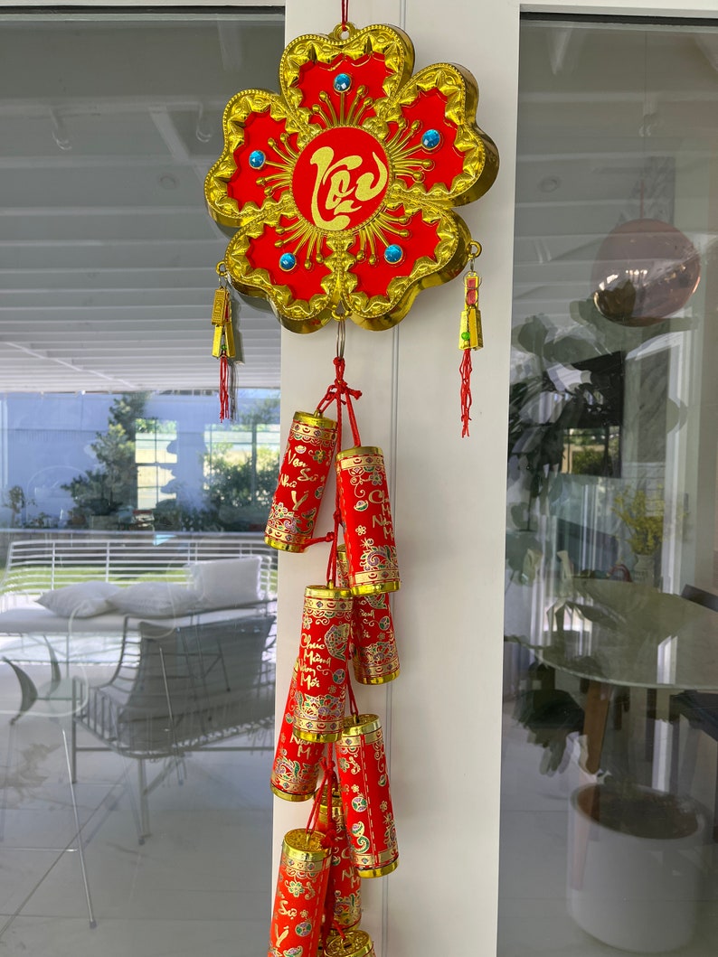Vietnamese Artificial Firecrackers New Year Decorations Firecrackers ...