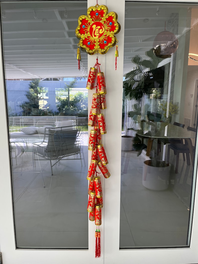 Vietnamese Artificial Firecrackers New Year Decorations Firecrackers ...