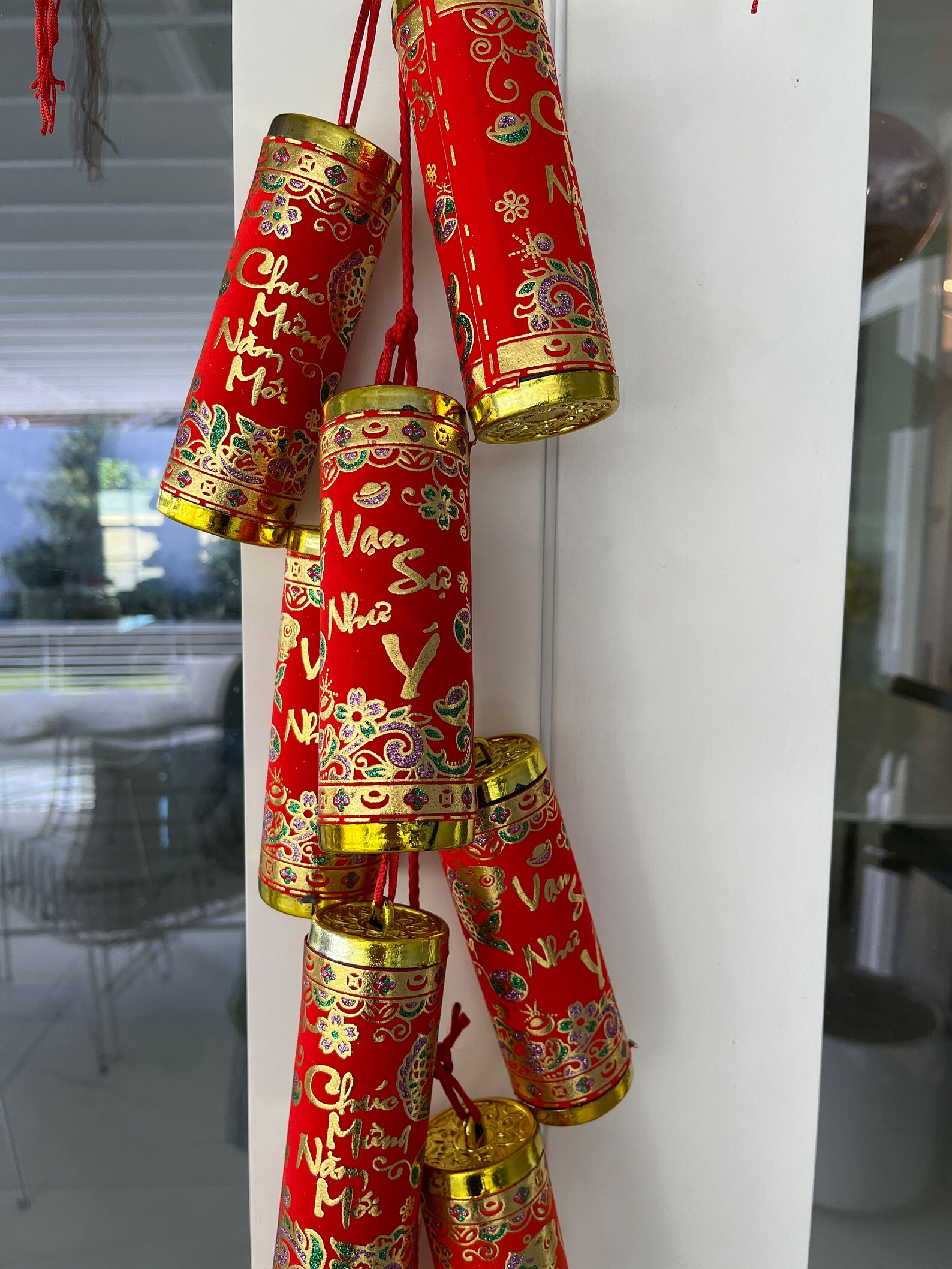 Vietnamese Artificial Firecrackers New Year Decorations Firecrackers ...