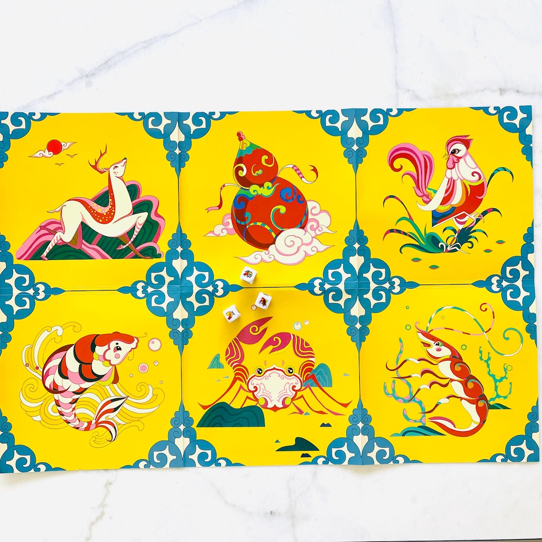 Gourd-crab-shrimp-fish Game - Vietnamese Bau Cua Ca Cop- Lucky Game ...