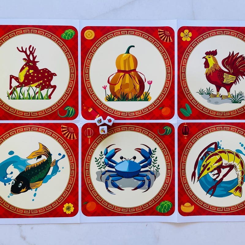 Bau Cua Ca Cop - Etsy