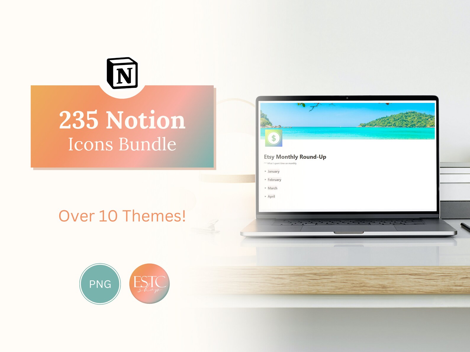 Notion Icon Pack | 235 Notion Digital Icons | Finance Notes Business ...