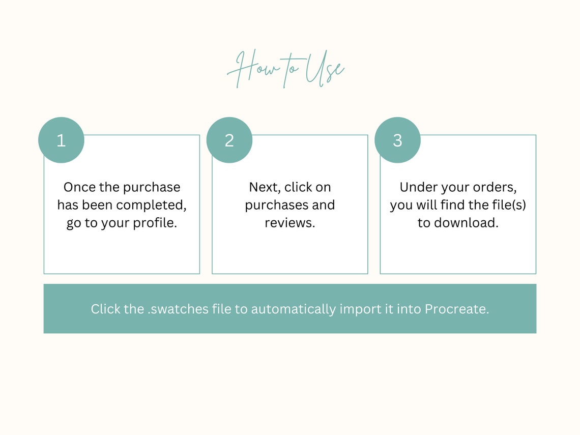 Procreate Colour Color Swatch File Colour Palette Procreate - Etsy