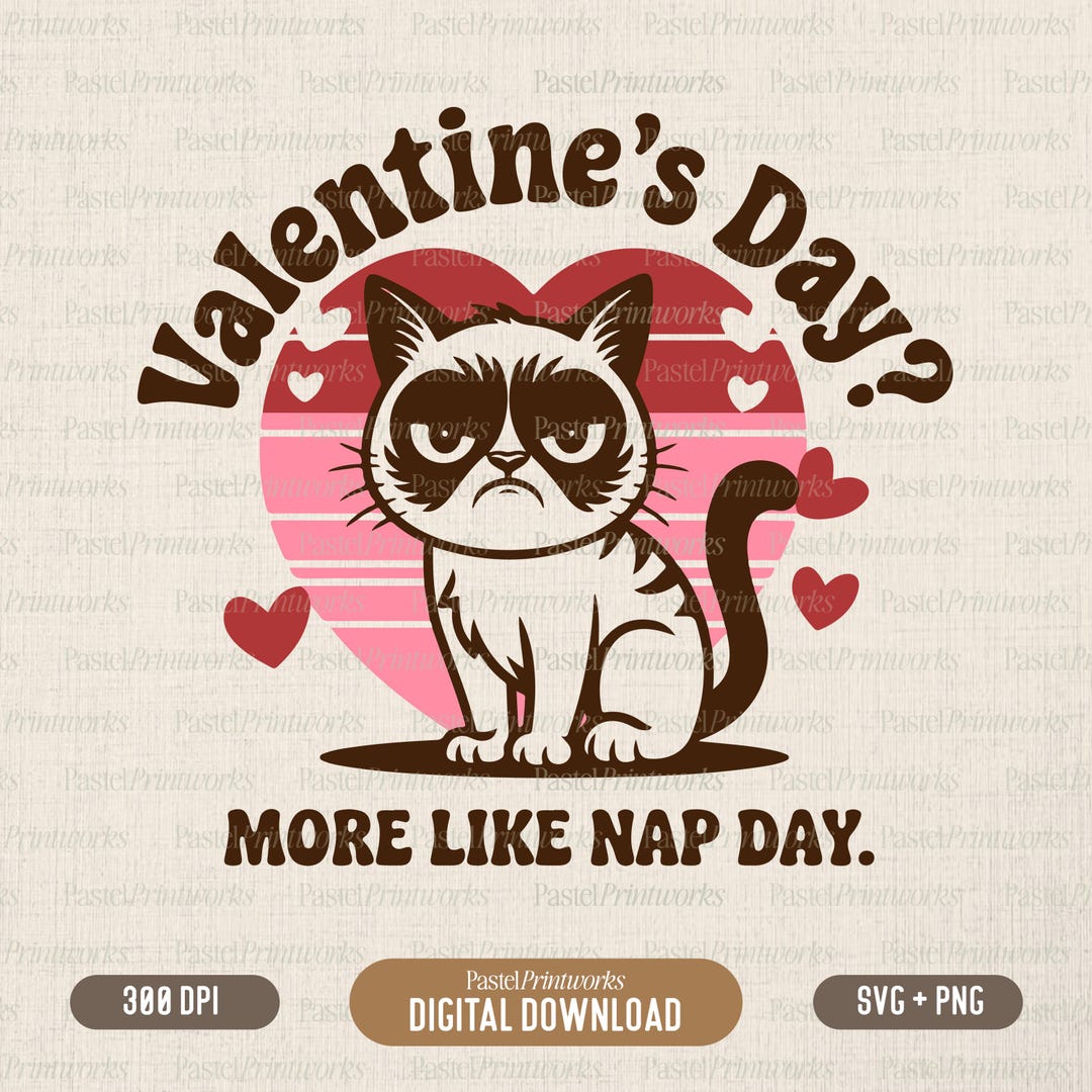 Valentine Animals Png Svg, Trendy Funny Vintage Retro Cute Heart Pet ...