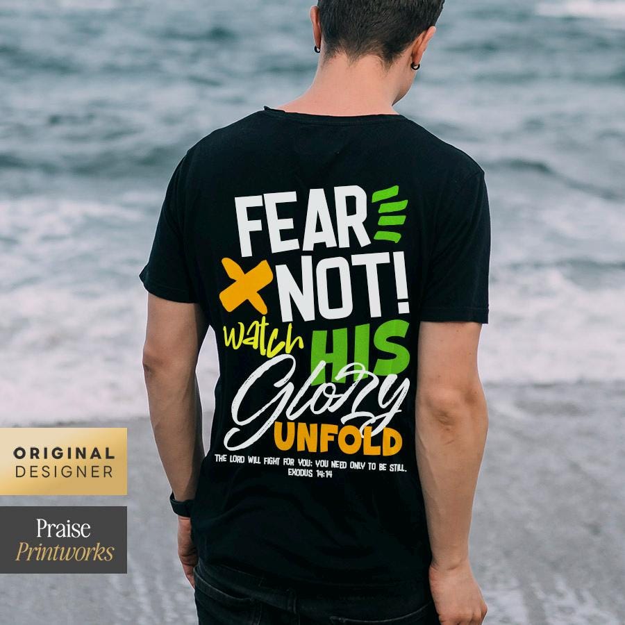 Exodus 14:14 SVG PNG | Bible Verse | Fear Not | Christian Quote for ...