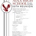 High School Reunion Program - Etsy