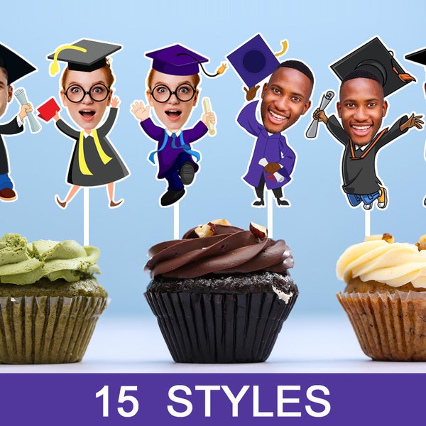 Graduation Cupcake - Etsy