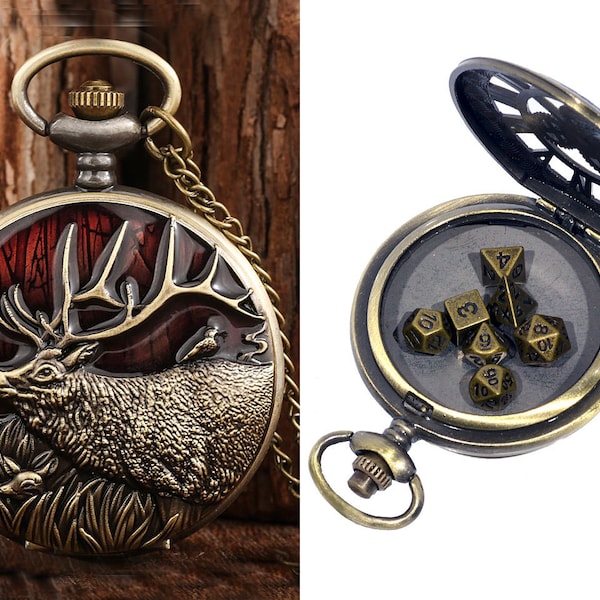 Deer Pocket Watch - Etsy