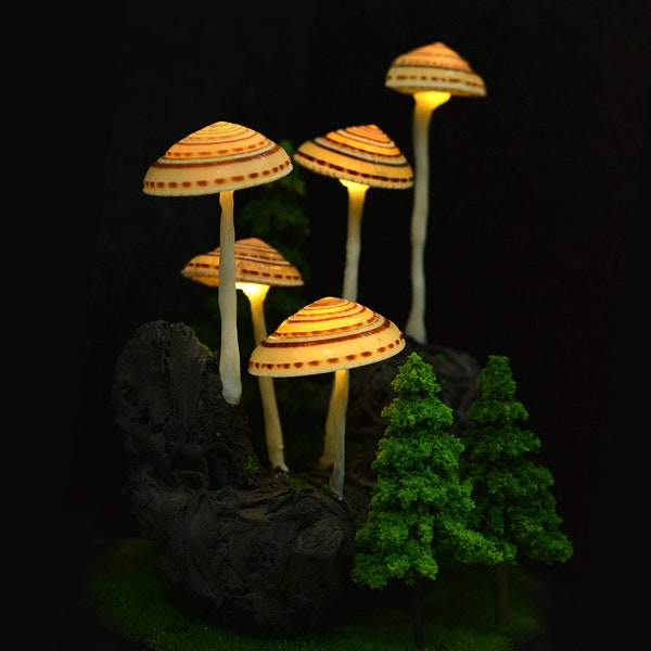 Mushroom Night Light - Etsy