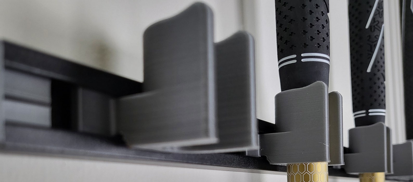 JINTECH3D - Golf Club Wall Rack. Golf Club Wall Display. Golf Club ...