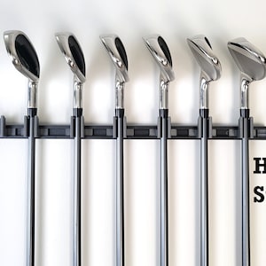 JINTECH3D - Golf Club Wall Rack. Golf Club Wall Display. Holds 10 Clubs ...