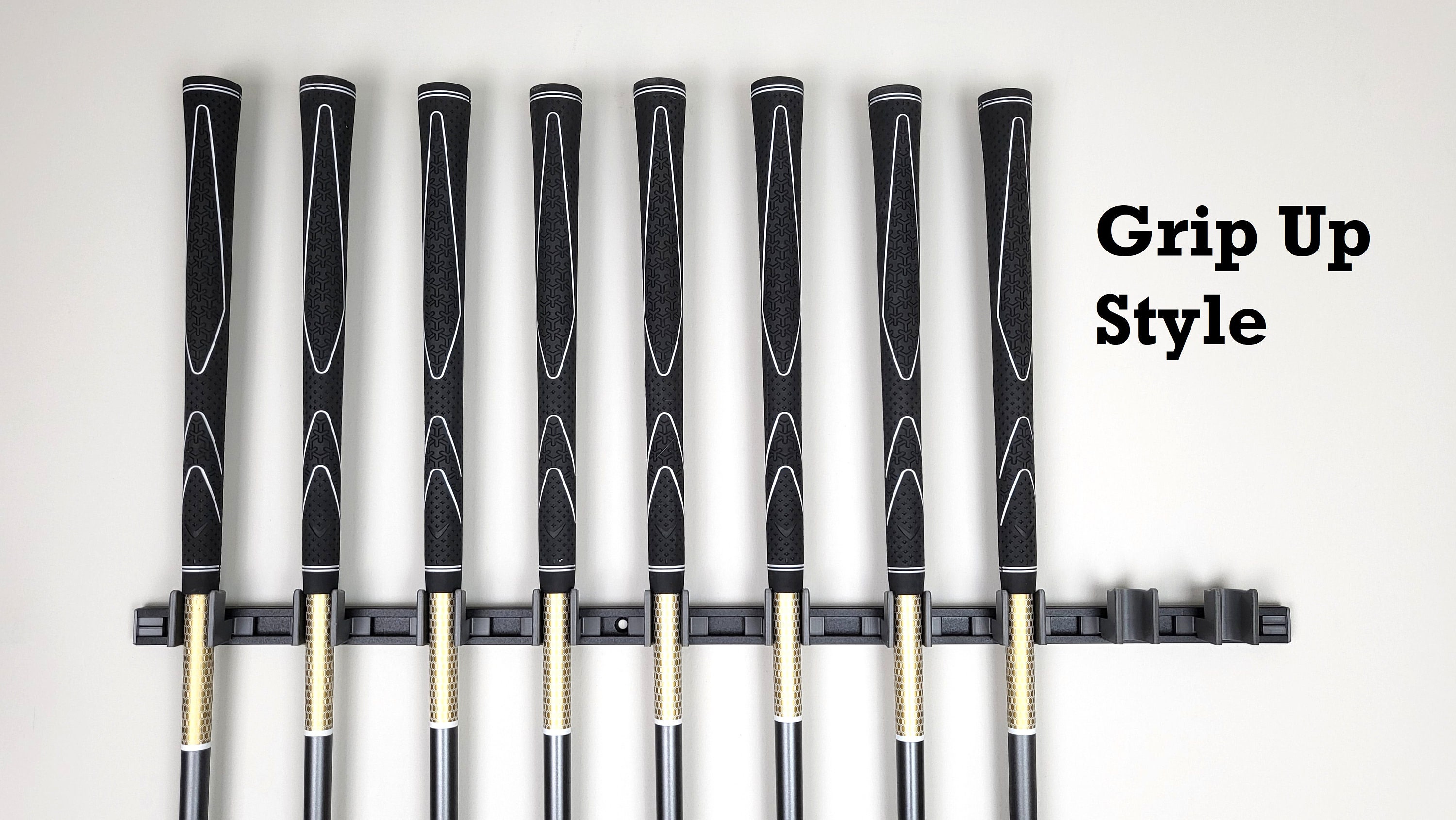 JINTECH3D - Golf Club Wall Rack. Golf Club Wall Display. Holds 10 Clubs ...
