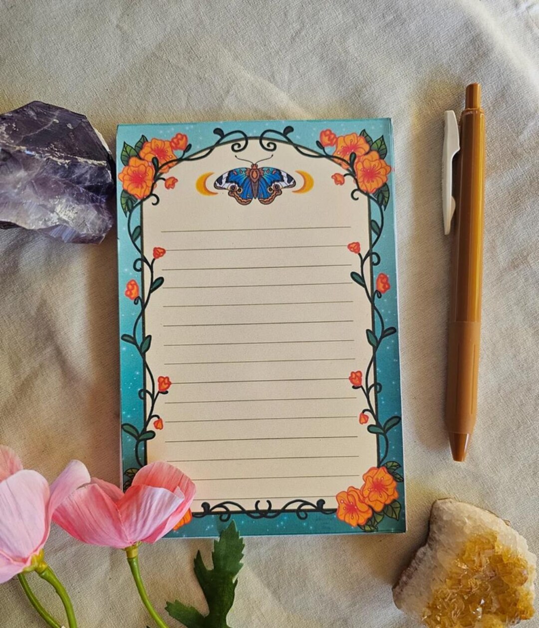 Butterfly Notepad || Stationery, to Do List, Notes - Etsy