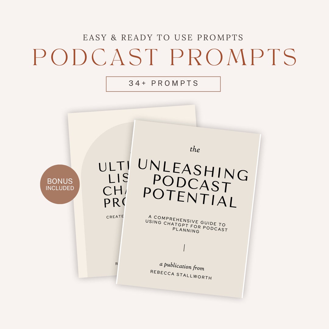 34 Podcast Chatgpt Prompts | Chatgpt | Podcast | Social Media ...