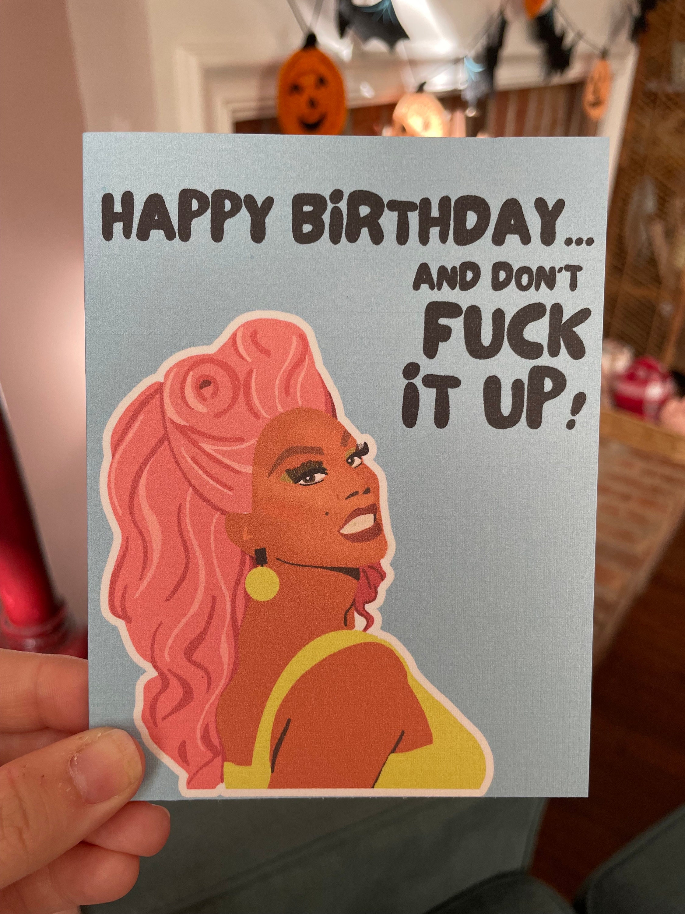 Birthday Card Rupaul Rupaul Drag Race - Etsy