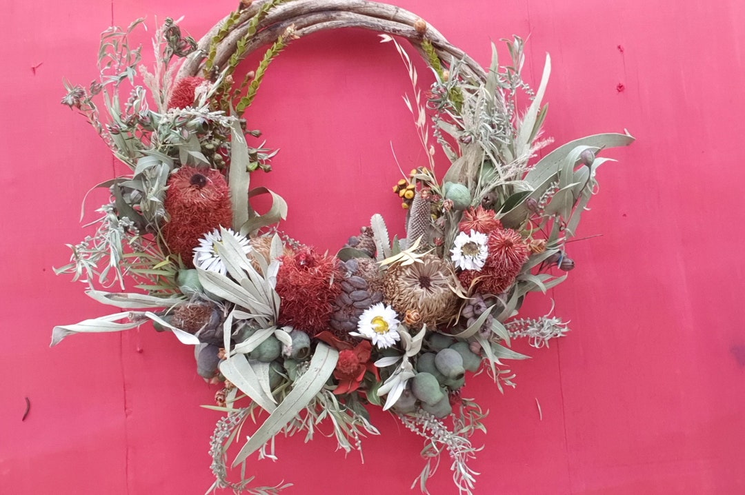 Australian Native Wreath - Etsy Australia