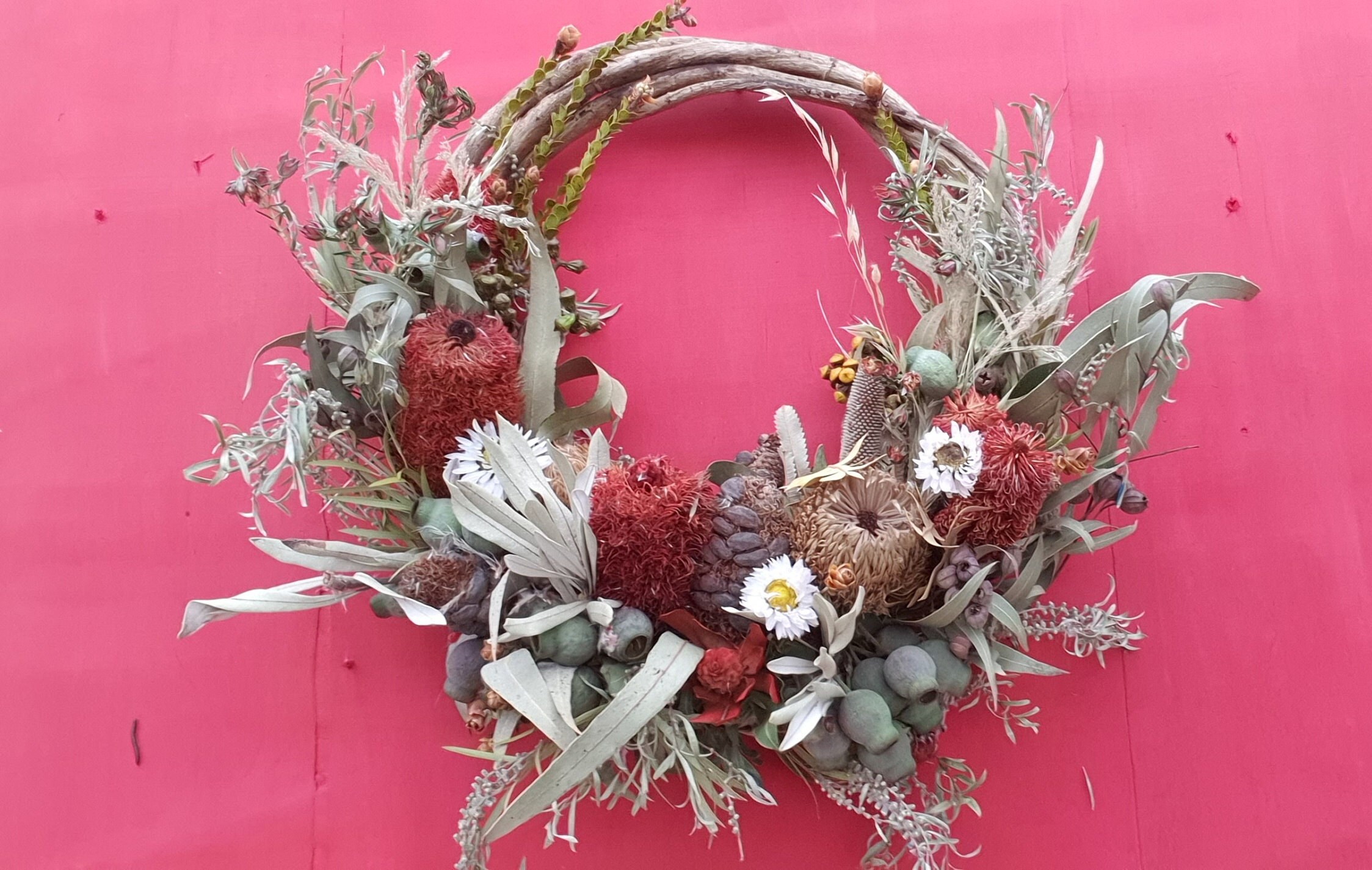 Australian Native Wreath - Etsy Australia