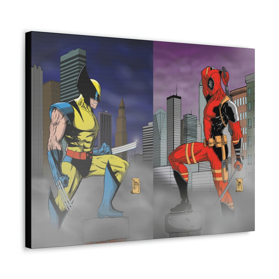 Wolverine/deadpool jim Lee Homage - Etsy