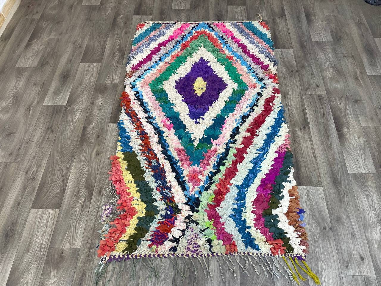 Make a Statement With Our Colorful Wool Rug Handmade - Etsy