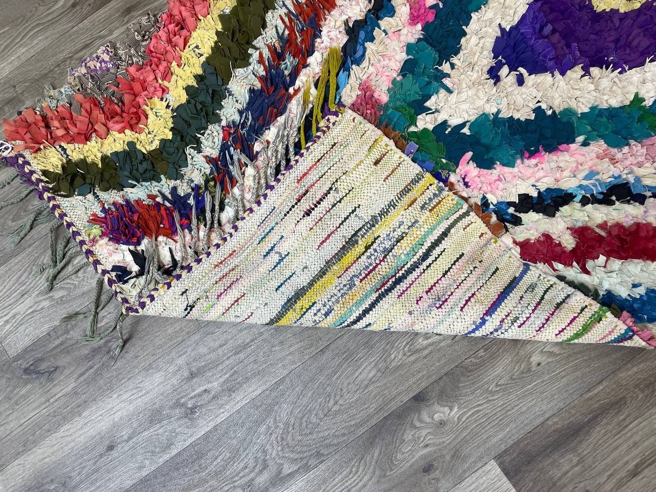 Make a Statement With Our Colorful Wool Rug Handmade - Etsy