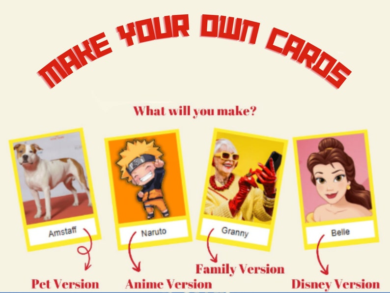 Make Your Own Cards Custom Template Editable Insert Cards Montessori ...
