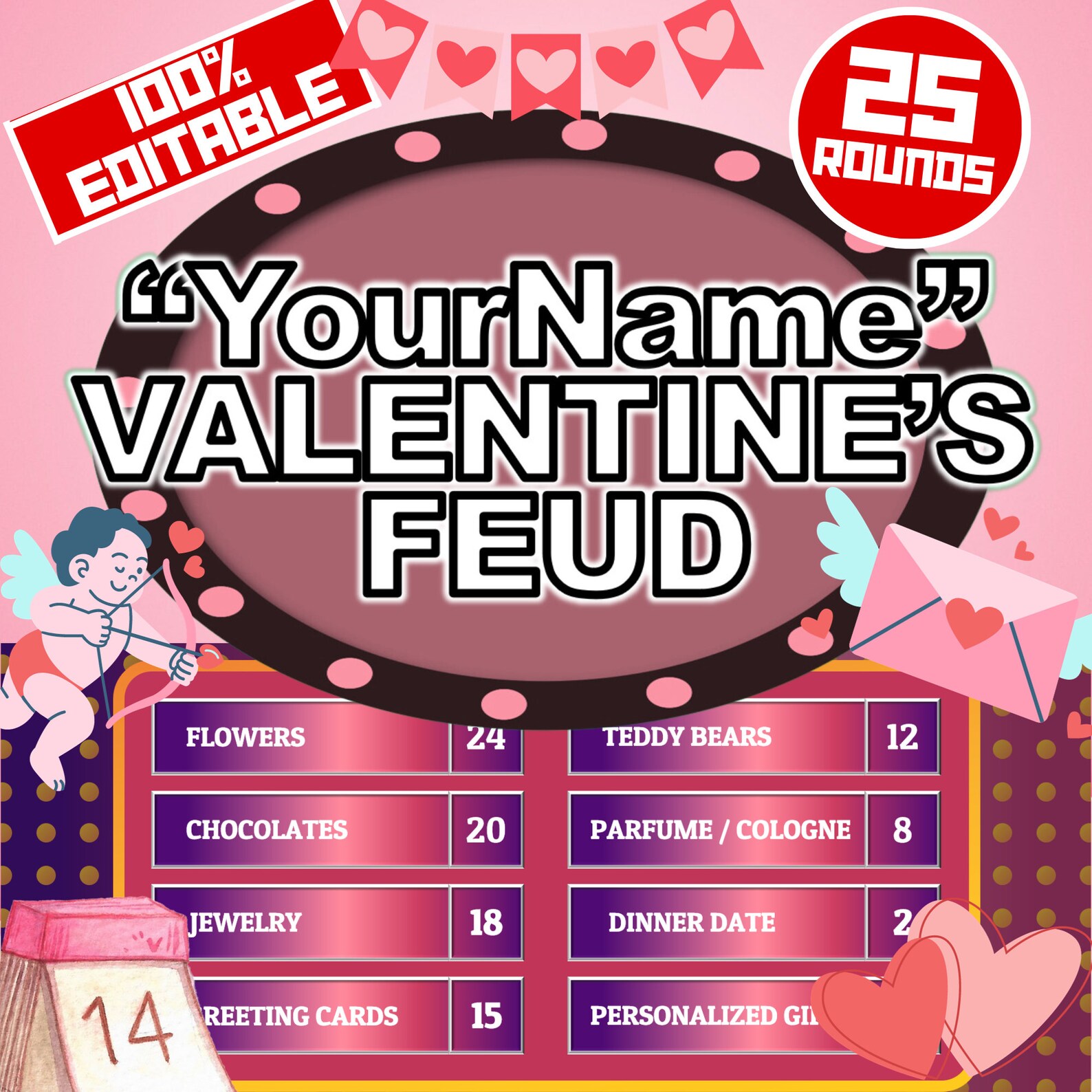 Valentines Feud Family Feud Valentines Party Game Games For Valentines valentines-feud-family-feud-valentines-party-game-games-for-valentines