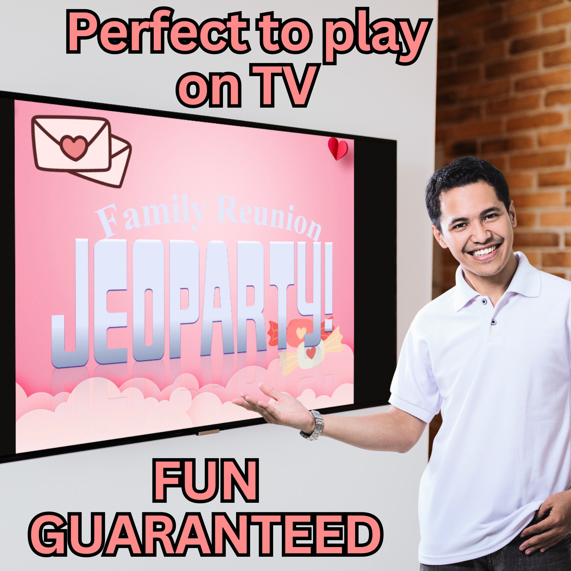 Jeoparty Valentines Jeopardy Valentines Party Game Games for Valentines ...