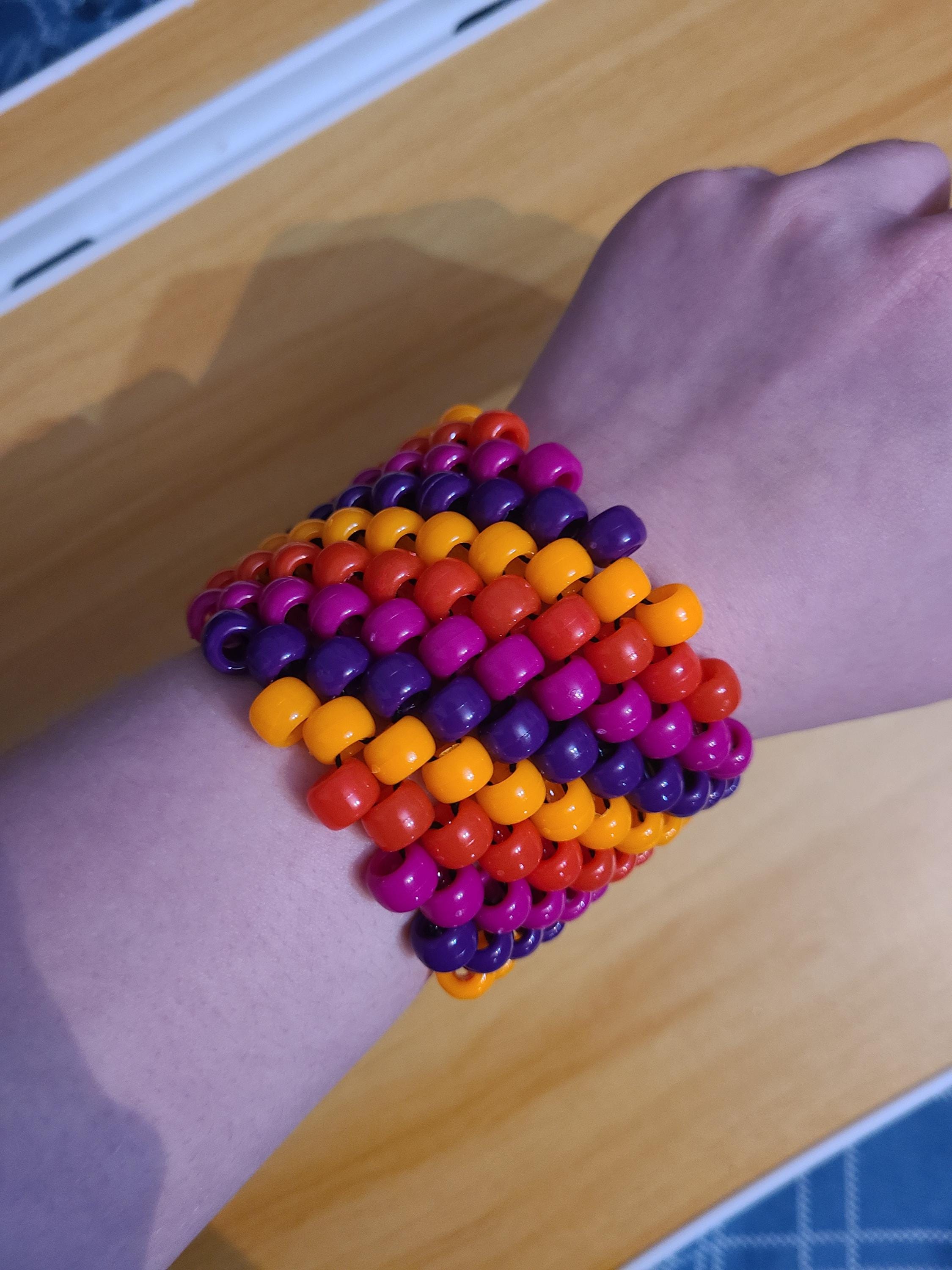 Striped Kandi Cuffs - Etsy
