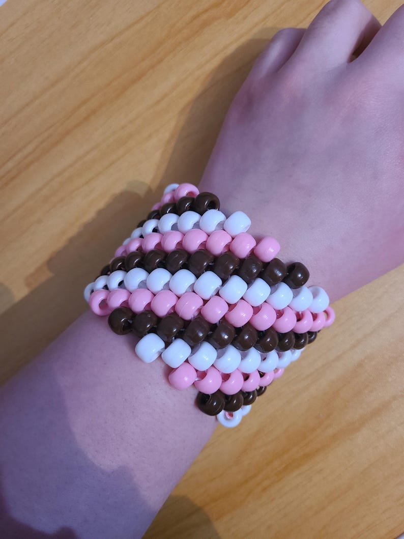 Striped Kandi Cuffs - Etsy