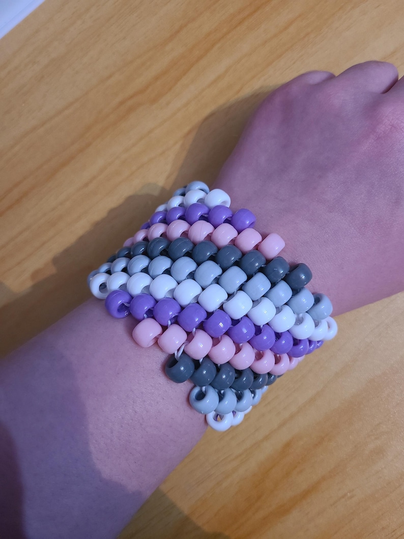 Striped Kandi Cuffs - Etsy