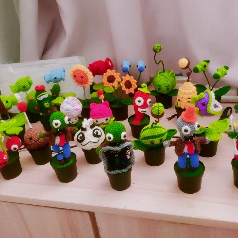 Plants Vs Zombies Plushies - Etsy