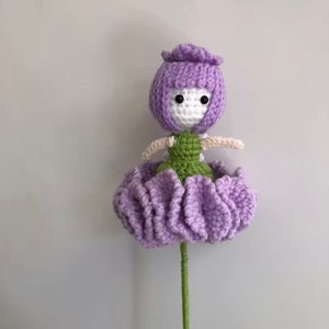 Crochet Carnation Flower Fairy Pattern: Reversible Doll (downloadable ...