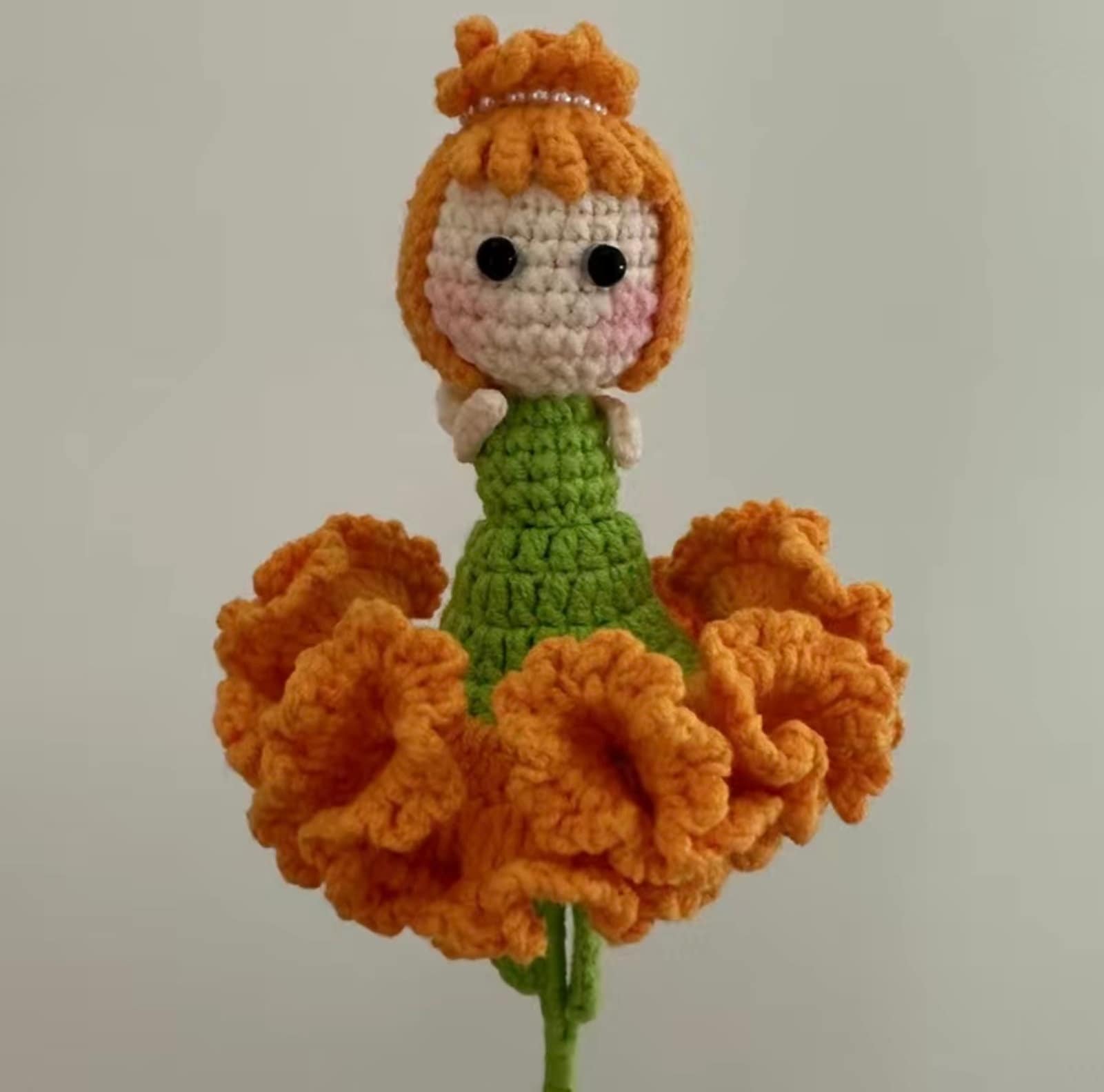 Crochet Carnation Flower Fairy Pattern: Reversible Doll (downloadable ...
