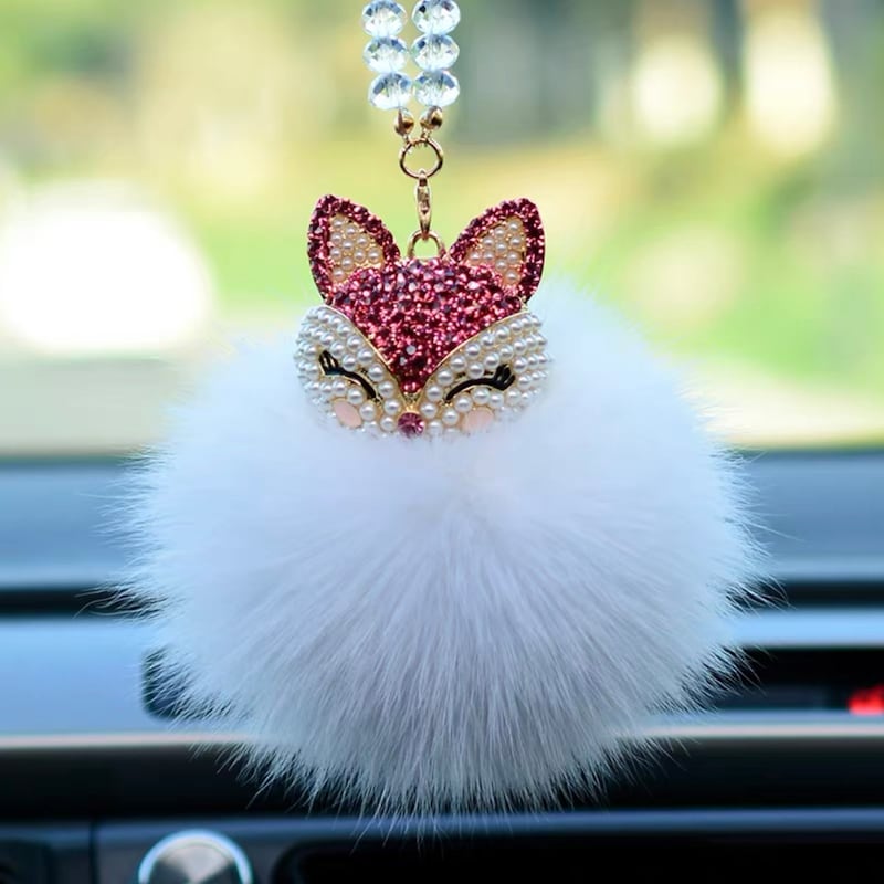 Car Mirror Hanging Fox - Etsy