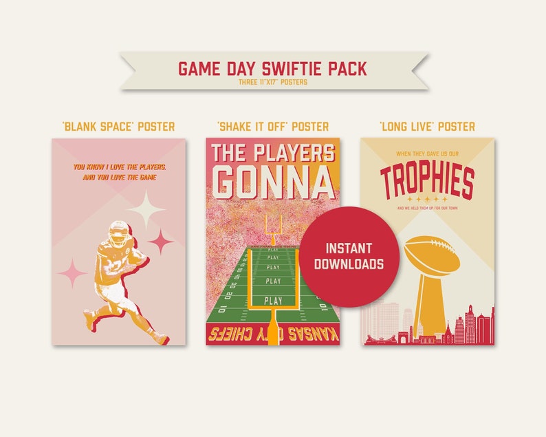 Printable Digital Download Taylor Swift Lyric-inspired Football Decor ...