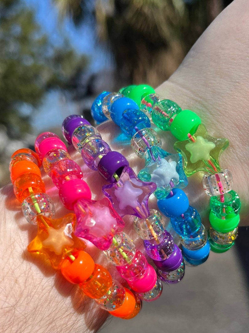 Rainbow Star Kandi Glitter Set - Etsy