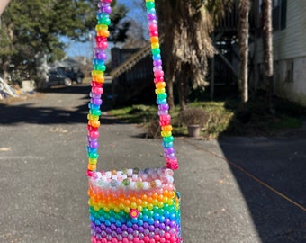 Galaxy Kandi Purse Alien Spaceship Beaded Crossbody or - Etsy