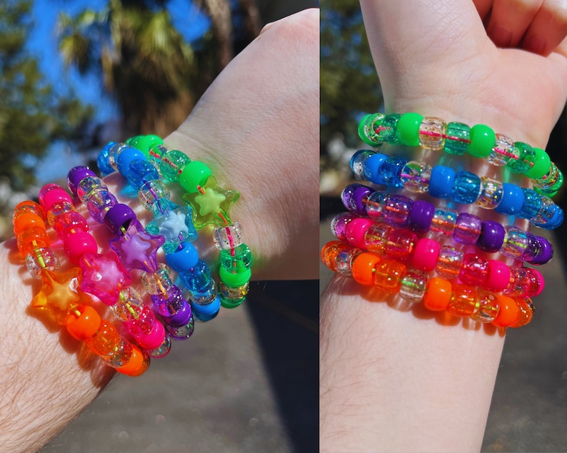 Rainbow Star Kandi Glitter Set - Etsy