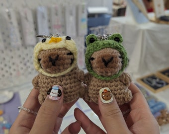 Cute Baby Capybara, Crochet Capybara, Capybara Keychain, Capybara Gifts, Back to School Gifts ...