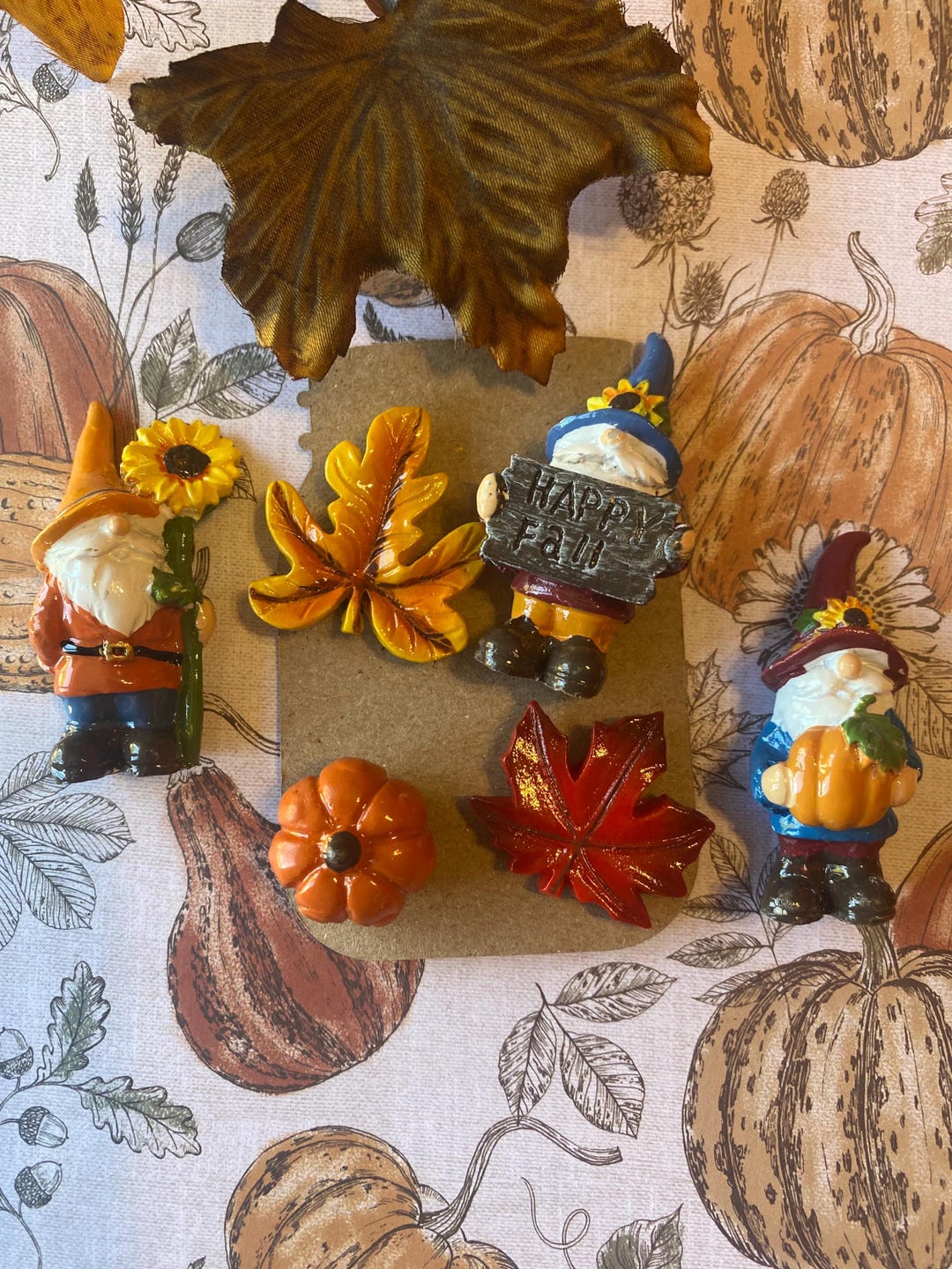 Fall Croc Charms - Gnome Charms - Pumpkin and Leaf Charm - Etsy