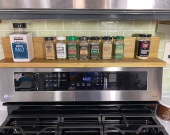 Spice Rack Over Stove - Etsy