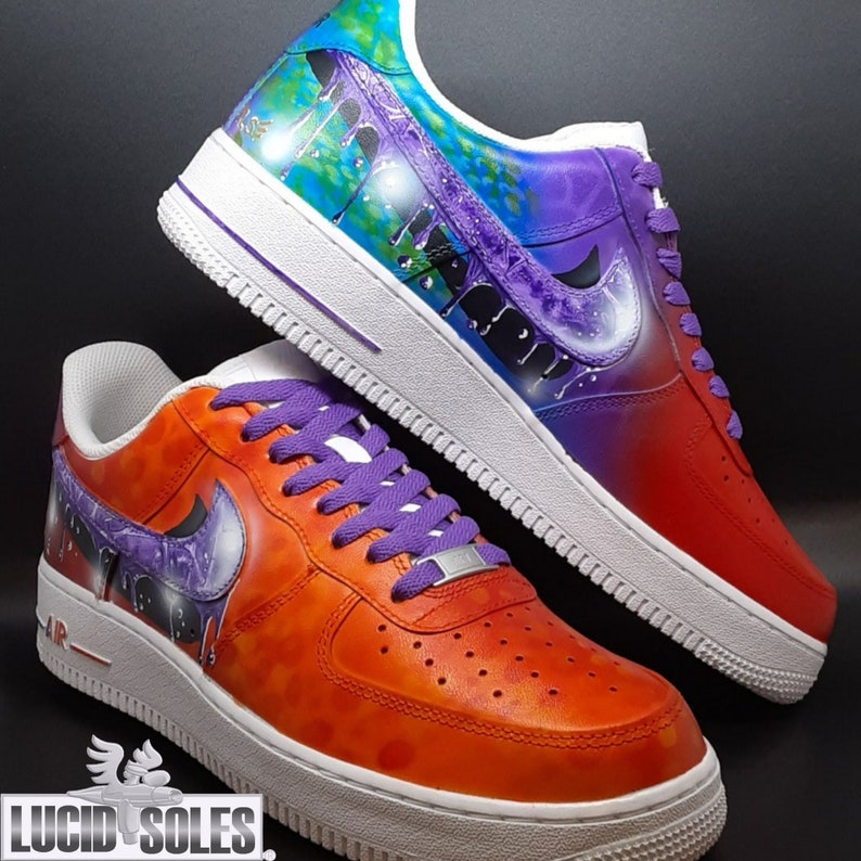 Custom Airbrush Painted Nike Air Force 1 / AF1 '07 / - Etsy