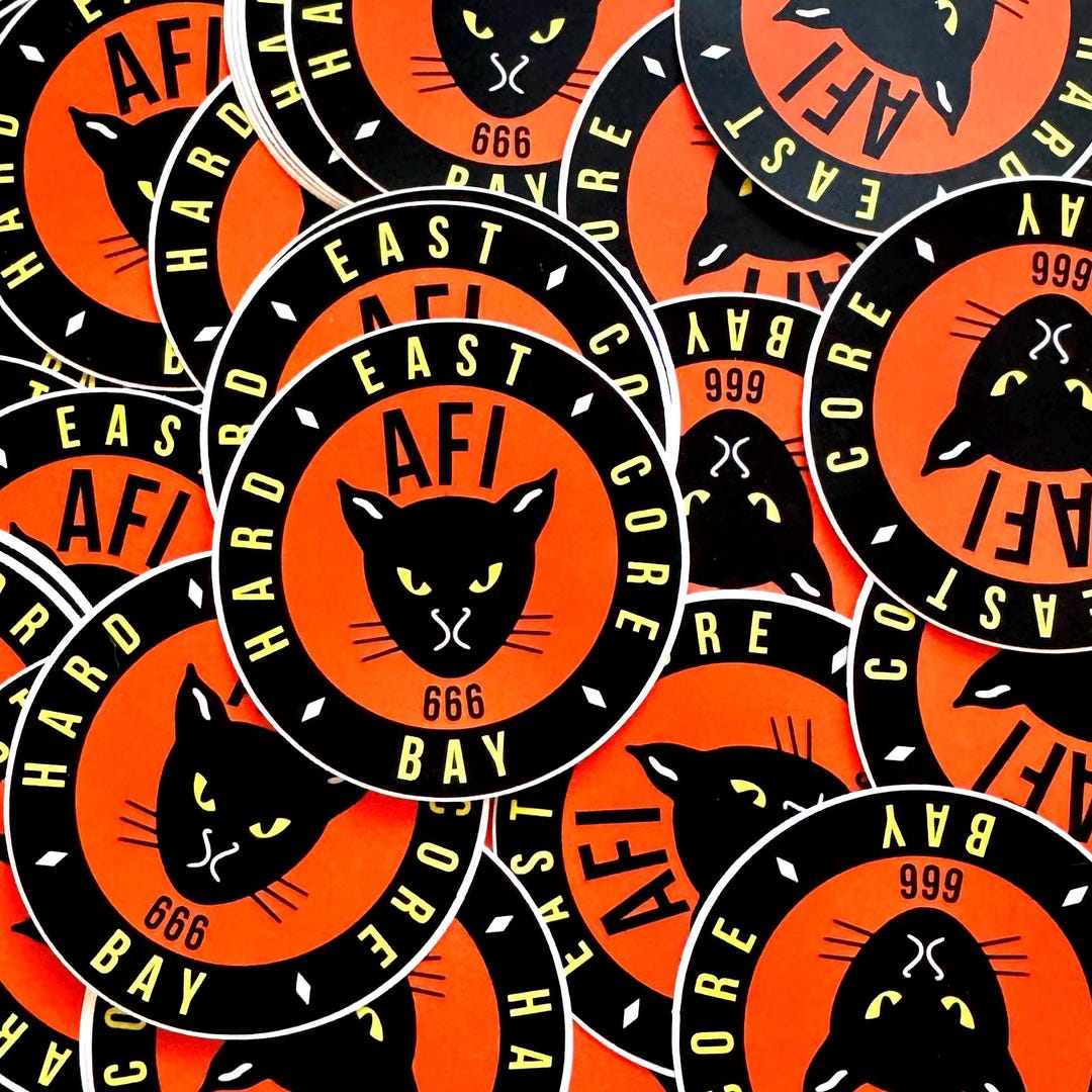 AFI East Bay Hardcore Sticker Waterproof Vinyl Decal Laptop - Etsy
