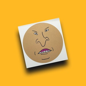 Beavis and Butthead 3" Face Stickers - Etsy