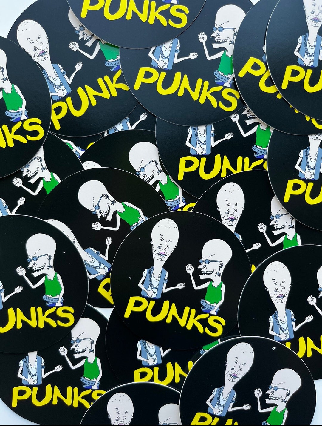 Beavis and Butthead PUNKS 3" Matte Vinyl Sticker Decal Laptop - Etsy
