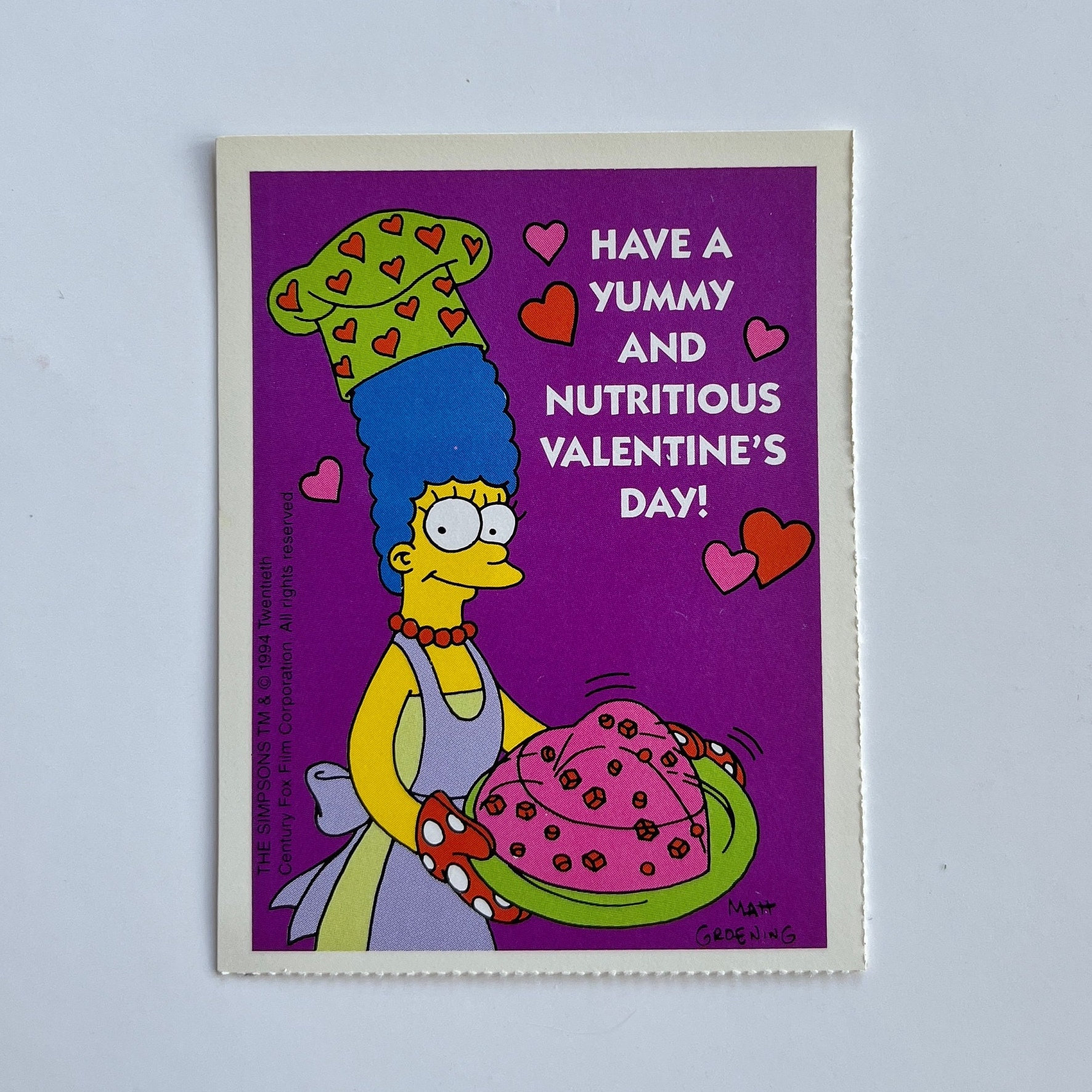 Vintage Simpsons Valentines Day Greeting Cards 1994 - Etsy