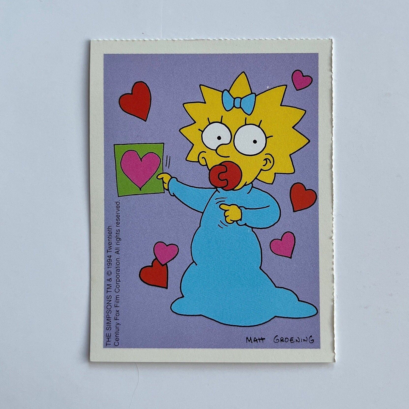 Vintage Simpsons Valentines Day Greeting Cards 1994 - Etsy