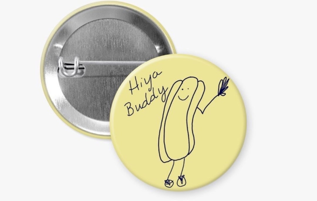 Hiya Buddy the Office 1.5" Pinback Button / Magnet - Etsy