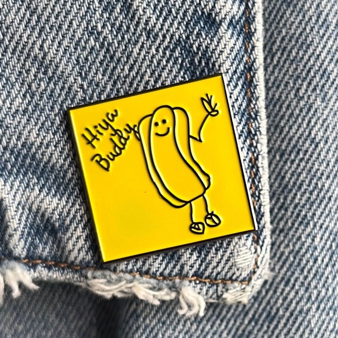 Hiya Buddy the Office Enamel Pin - Etsy